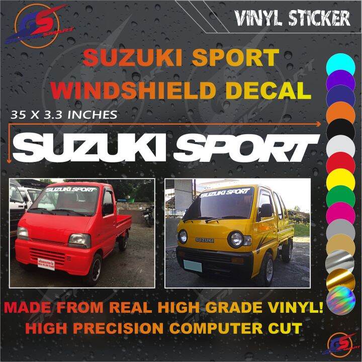 SUZUKI Multicab Wind Shield Decal Sticker Vinyl More Colors! High ...