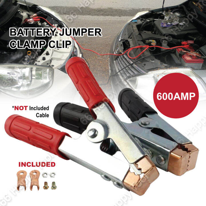 Heavy Duty Car Battery Jumper Clamp Clip Car Vehicle Battery Copper ...