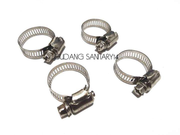 Klem pipa gas 3/4 inch klem selang gas klem selang air 3/4 inch hose ...