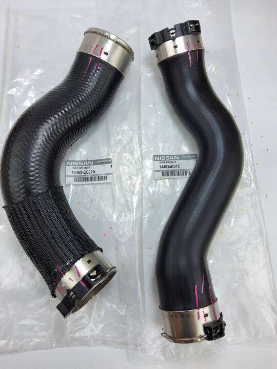 ท่ออินเตอร์ (LH+RH) NAVARA NP300 D23 YD25 สั้น-ยาว #14463-EC02A(ซ้าย ...