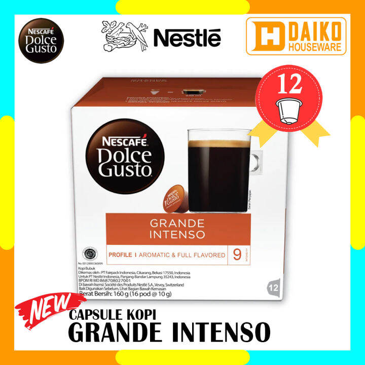 Capsule NDG Nescafe Dolce Gusto Grande Intenso 1 Box Original Nestle ...