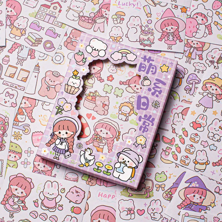 Stickers 100 piece hand account stickers cute cartoon hand account ...