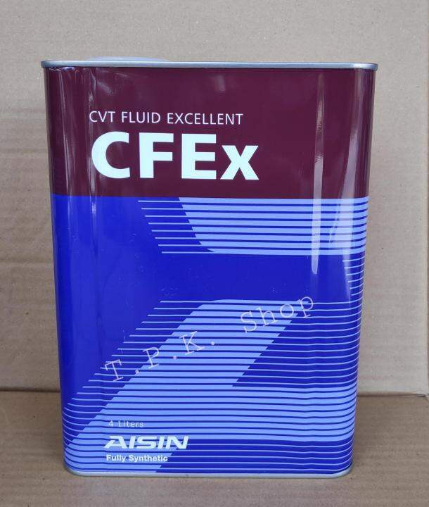AISIN CFEx น้ำมันเกียร์อัตโนมัติ CVT (Fully Synthetic) สำหรับ โตโยต้า TC, FE และ นิสสัน NS-1, NS ...