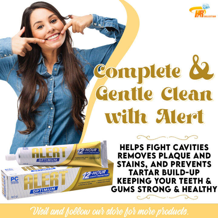 Personal Collection Alert Optimum Flouride Toothpaste 160g Cavity ...