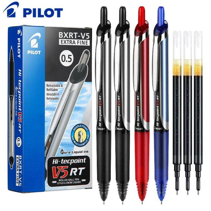 PILOT Hi-Tecpoint Precise V5 RT Roller Ball Gel Pens, Refillable ...