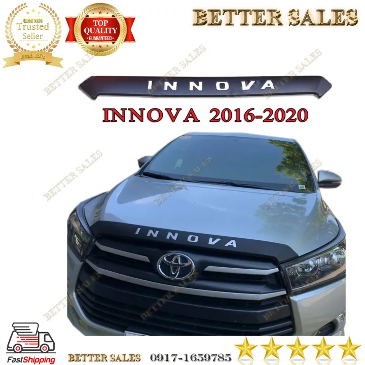 TOYOTA INNOVA BLACK HOOD LID LIP SHIELD(2016-2020) | Lazada PH