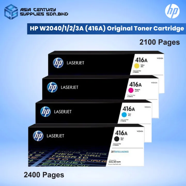 HP 416A Black Original LaserJet Toner Cartridge | Lazada