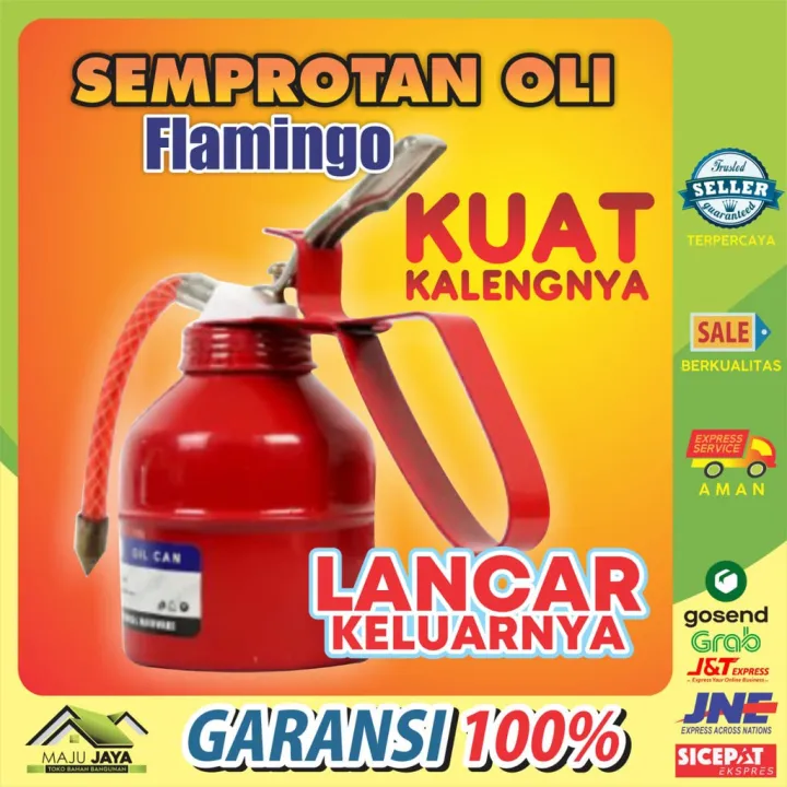 Oil Pot Oil Can OLI CAN Kaleng botol semprot tempat pelumas SEMPROTAN ...