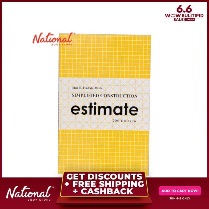 Simplifified Construction Estimate By Max Fajardo Jr. | Lazada PH