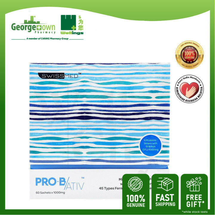 SwissMed PROB-ATIV 60S (BOX) Probiotics 益生菌 [Georgetown Wellings ...