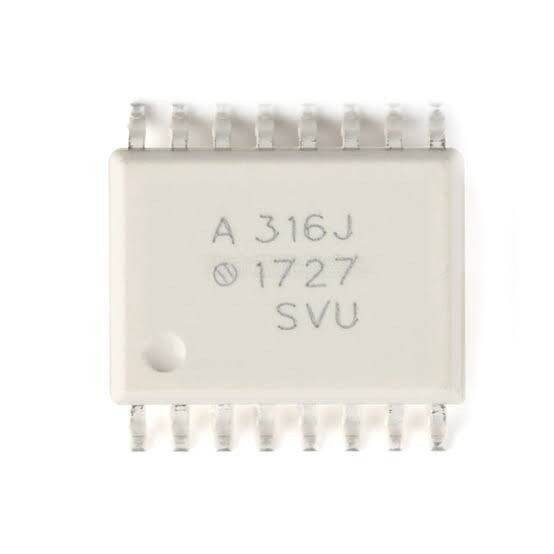 A316J A316 HCPL-316J-500e A 316 Optocoupler IGBT Driver IC SMD Sop-16 | Lazada Indonesia