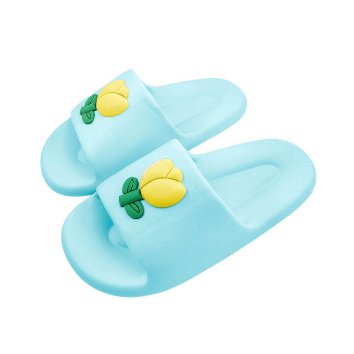 MINISO Lovely Series Tulip Women's Slippers (Light Blue,37-38) | Lazada PH