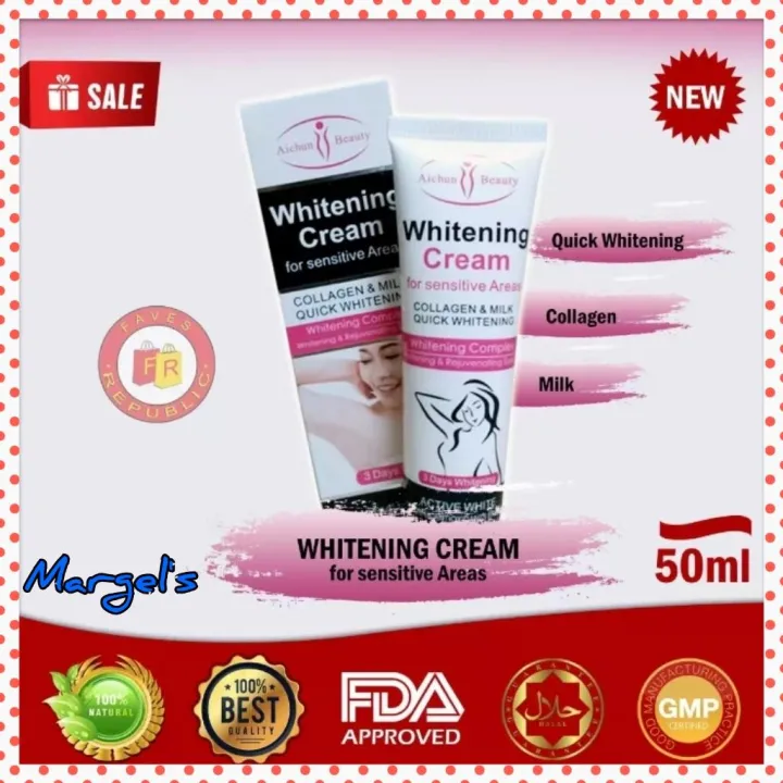 Authentic Aichun Yogurt Underarm Whitening Cream 7-Day Armpit Whitening Cream Skin Lightening ...