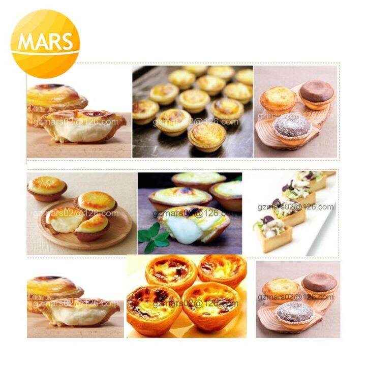 Commercial Non Stick Egg Tart Skin Forming Machine Tartlets Making Machine With 8 Holes Tart