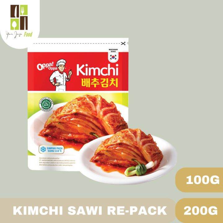 Kimchi Sawi Fresh/ Kimchi Halal / Kimchi Korea / Makanan Korea Kemasan ...