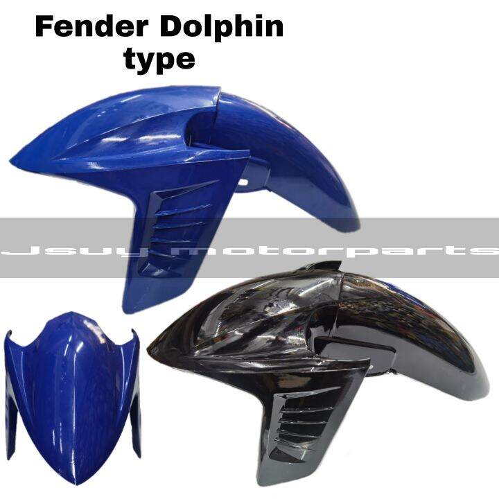 Front fender Dolphin type Black/Blue UNIVERSAL Good quality | Lazada PH