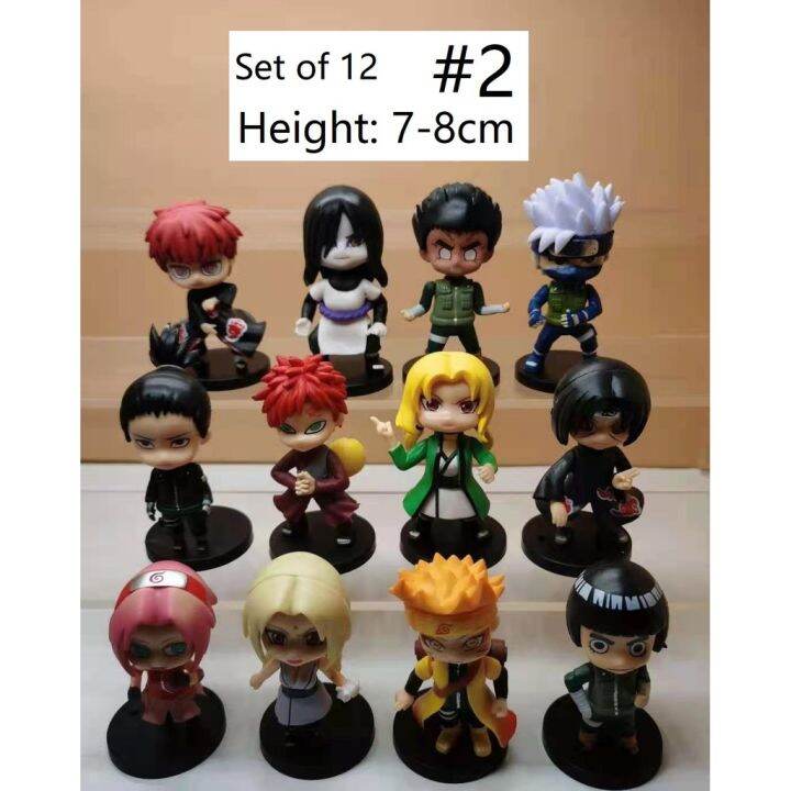 11/12pcs=set Naruto Akatsuki Set,Naruto Bijuu Set Sasuke Kakashi Kaara ...