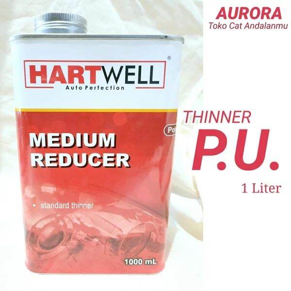Tiner Hartwell Hatwel Medium Reduser Thinner PU Slow Dry Reducer Thiner ...