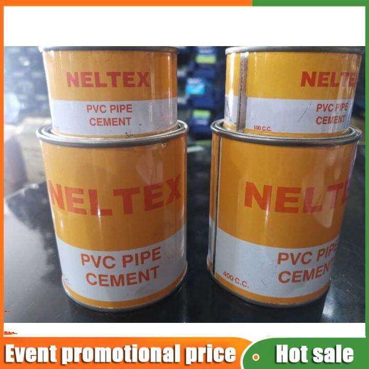 Neltex pvc solvent pvc pipe cement.100cc and 400cc | Lazada PH