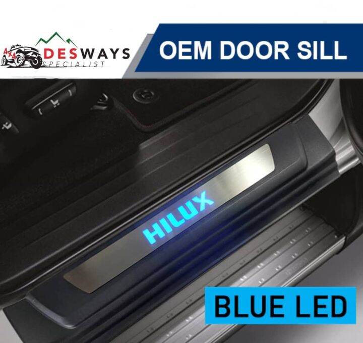 Toyota Hilux Revo Rogue Rocco Door Side Sill Plate Step/Scuff | Lazada