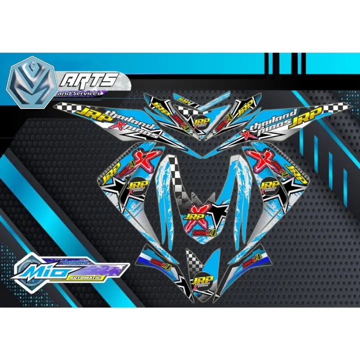 durable Mio i 125 Decals JRP Full body set Assorted colors | Lazada PH