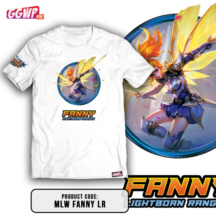 GGWP - Mobile Legends White Dry-Fit Tshirt - LightBorn Squad ( Tigrael ...