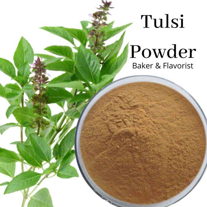 Tulsi leaves Powder 250g Holy Basil Leave Powder Serbuk Tulasi - 杜尔西叶粉 ...