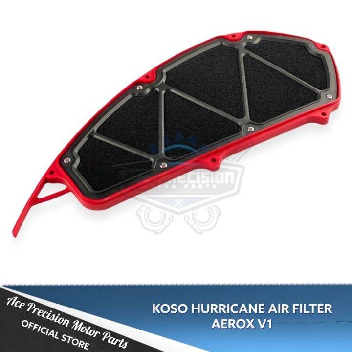 {cod} KOSO HURRICANE MULTI-AIR FILTER AEROX155 V1 | Lazada PH