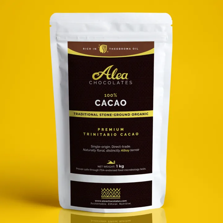 Traditional stone-ground cacao (100%), 1kg | Lazada PH