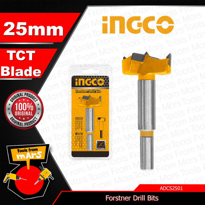 INGCO Forstner Drill Bits 25mm ADCS2501 •TOOLS FROM MARS• IHT | Lazada PH