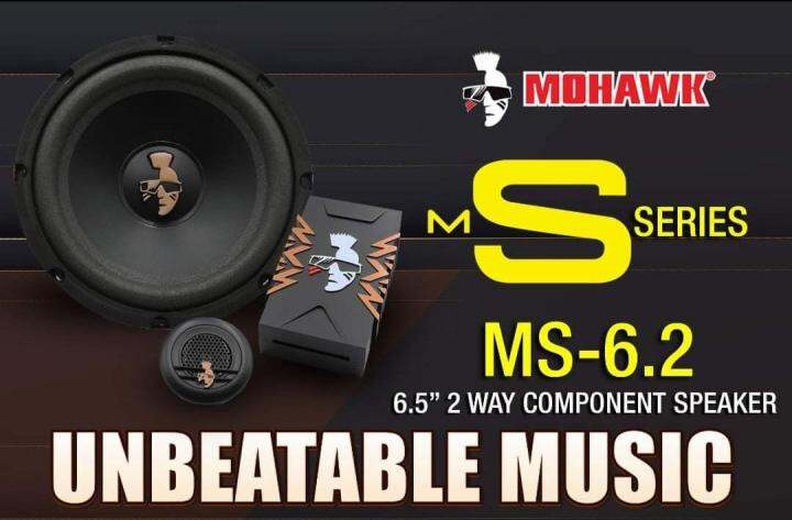 Original Mohawk Ms Series Ms-6.2 6.5" 2-Way Component Speaker ( FREE Speaker Sound Proof ) | Lazada