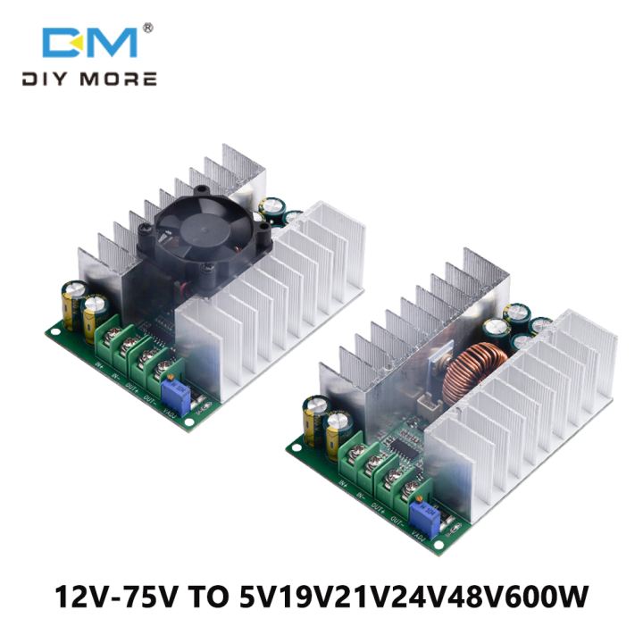 diymore 500w โมดูล DC-DC เครื่องแปลงไฟสเต็ปดาลง DC12V - 75V to 5-48V โมดูลจ่ายไฟคงที่ในปัจจุบัน ...