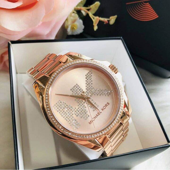 Michael Kors Stainless Steel Ladies Watch - MK6555 Bradshaw Pave ...