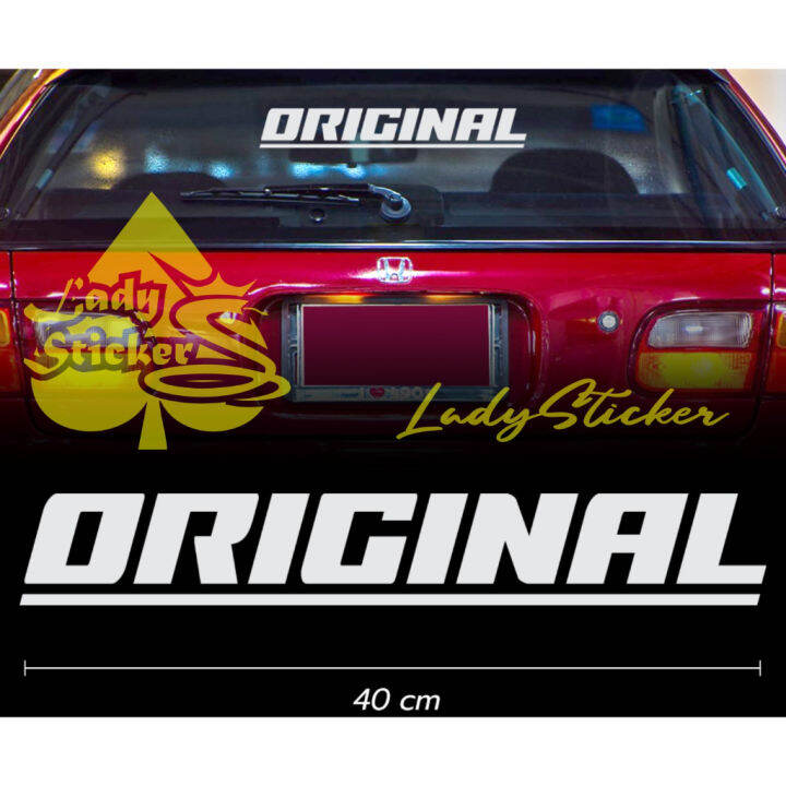 sticker stiker kaca ORIGINAL cutting sticker kaca depan belakang mobil ...
