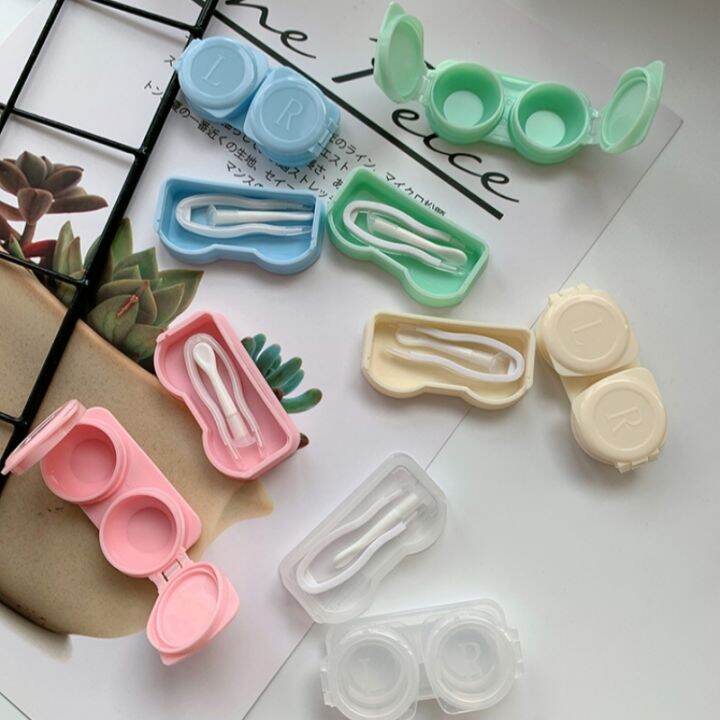 Tempat Softlens Warna Pastel / Kotak Softlens Karakter / Tempat Lensa ...