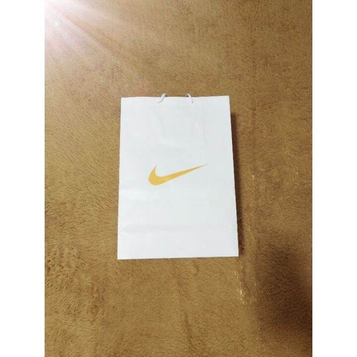 Hot Nike Paper Bag Orange Swoosh | Lazada PH
