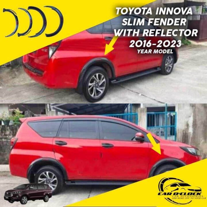 Toyota Innova 2016-2023 Fender Flare with Reflector | Lazada PH