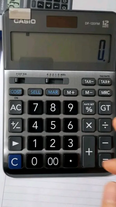 Máy Tính Casio DF -120FM văn phòng phẩm Thủ Đô.máy tính dành cho kết toán nhân viên tính tiền ...