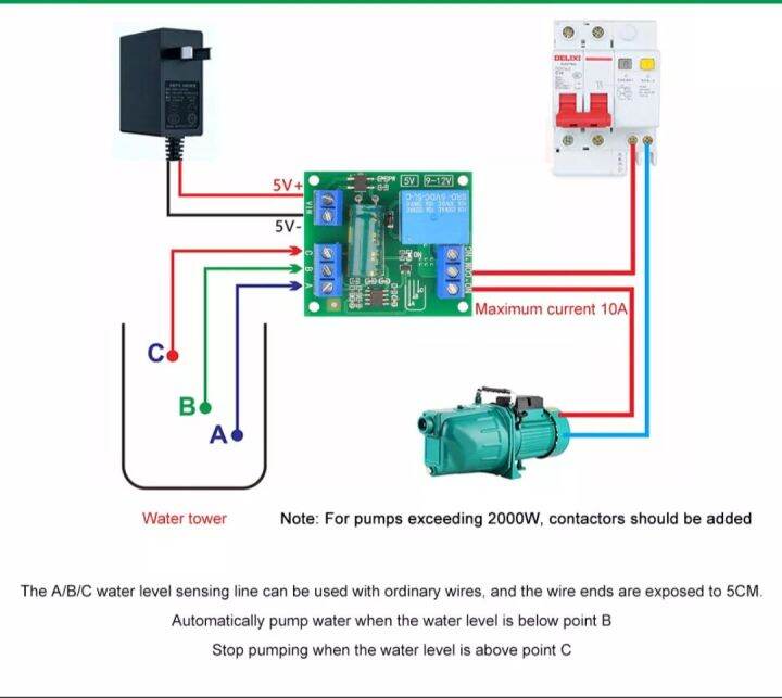 Sensor ketinggian air module otomatis pompa air Liquid Water Level ...