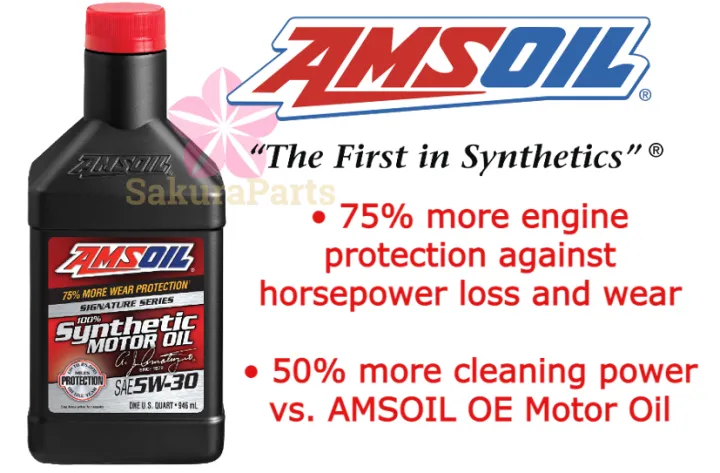AMSOIL Signature Series 5w30 Fully Synthetic Engine Oil 946ml (MADE IN ...