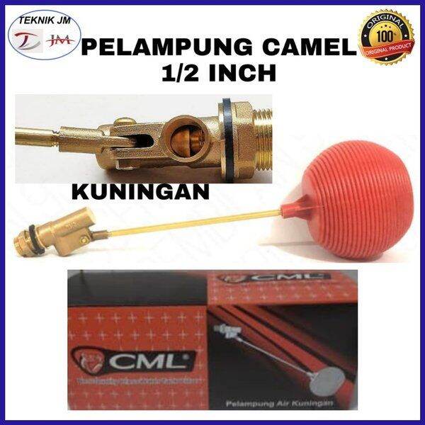 PELAMPUNG AIR BOLA KUNINGAN 1/2 INCH CAMEL OTOMATIS PELAMPUNG TANDON ...