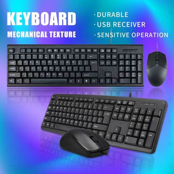 COD Keyboard Mouse Wired Universal USB PC Gaming Mechanical keyboard ...