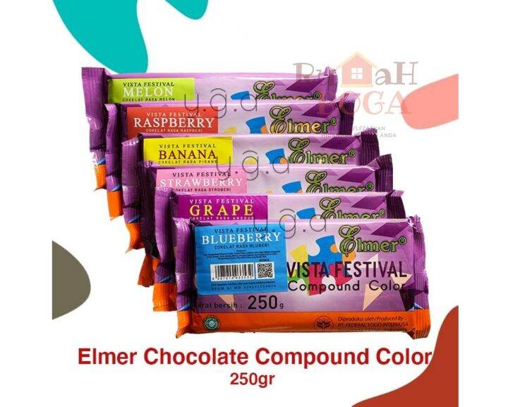 Coklat Cokelat Chocolate Batang Compound ELMER Compound Color Vista ...