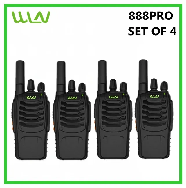 WLN 888pro 5W UHF 400-470MHz Professional Two-Way Radio - SET OF 4 | Lazada PH