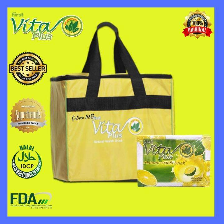 First Vita Plus Natural Health Drink Premium Dalandan Flavor (1 bag ...