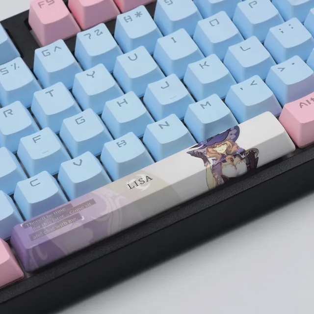 Genshin Impact Spacebar Keycap 6.25U PBT Multifunctional Gaming ...