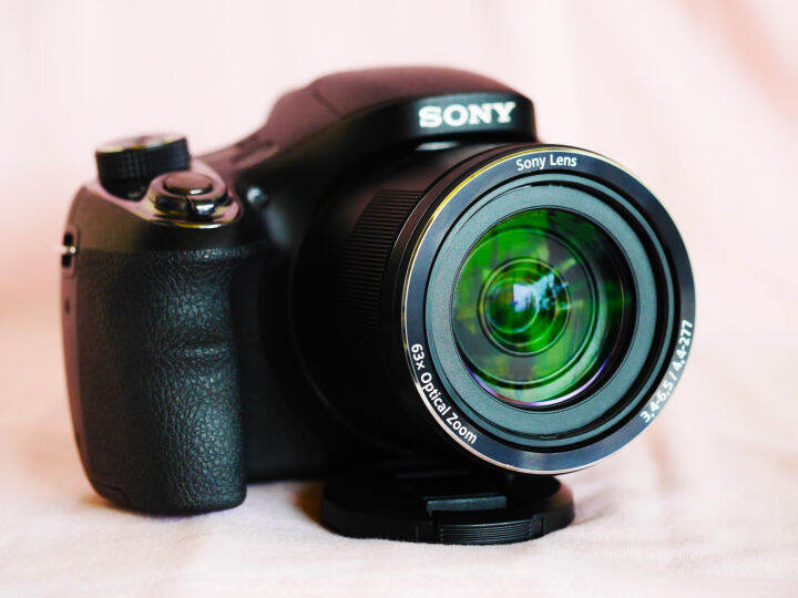 Sony H400 Camera with 63x Optical Zoom 24.5-1550mm Zoom Lens, Cyber ...
