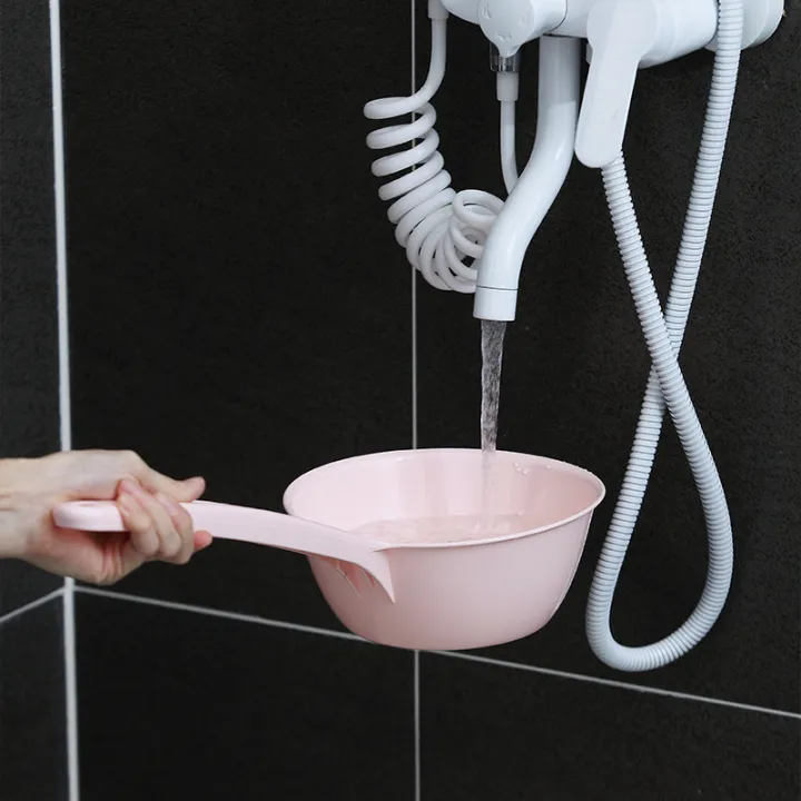 Plastic Long Handle Bailer Watering Spoon Water Spoon Scoop Bailer Long ...