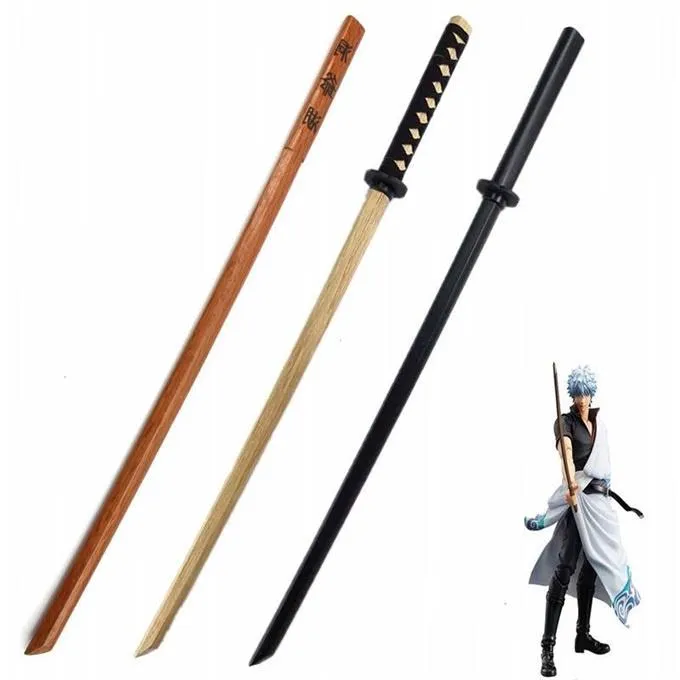 DT Toys 100cm katana samurai sword kendo wooden sword demon slayer ...