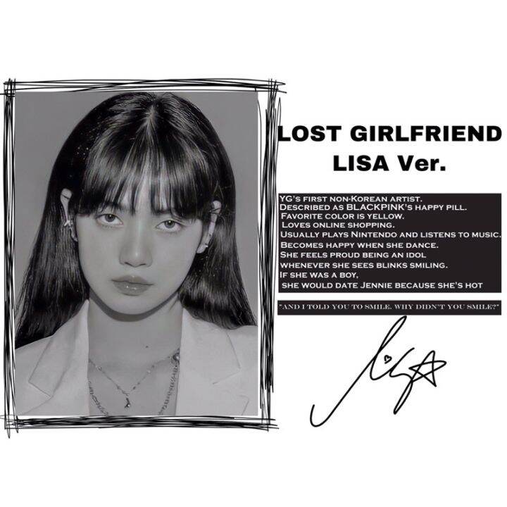 KPOP BLACKPINK LOST GIRLFRIEND OVERSIZED SHIRT | Lazada PH